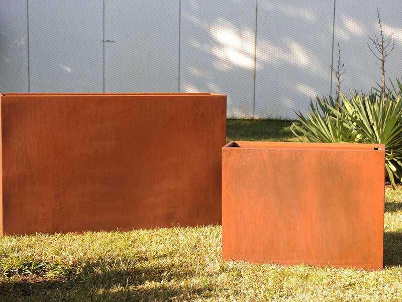 Corten Steel Flower Planters-Corten Steel Garden Products